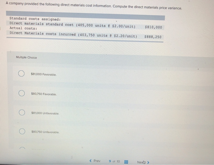 Solved A company provided the following direct materials | Chegg.com Solved A company provided the following direct materials | Chegg.com