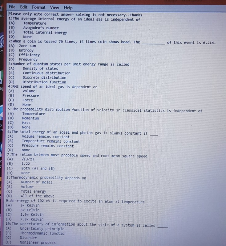 Solved File Edit Format View Help please only wite correct | Chegg.com