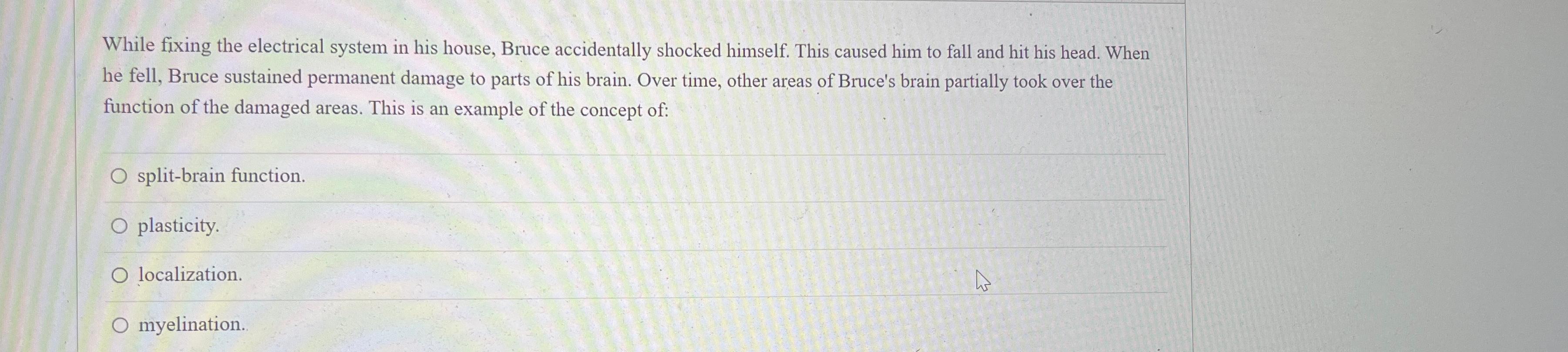 Solved While fixing the electrical system in his house, | Chegg.com