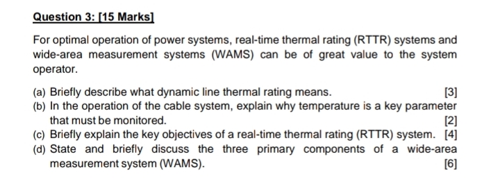 Solved Question 3: [15 ﻿Marks]For optimal operation of power | Chegg.com