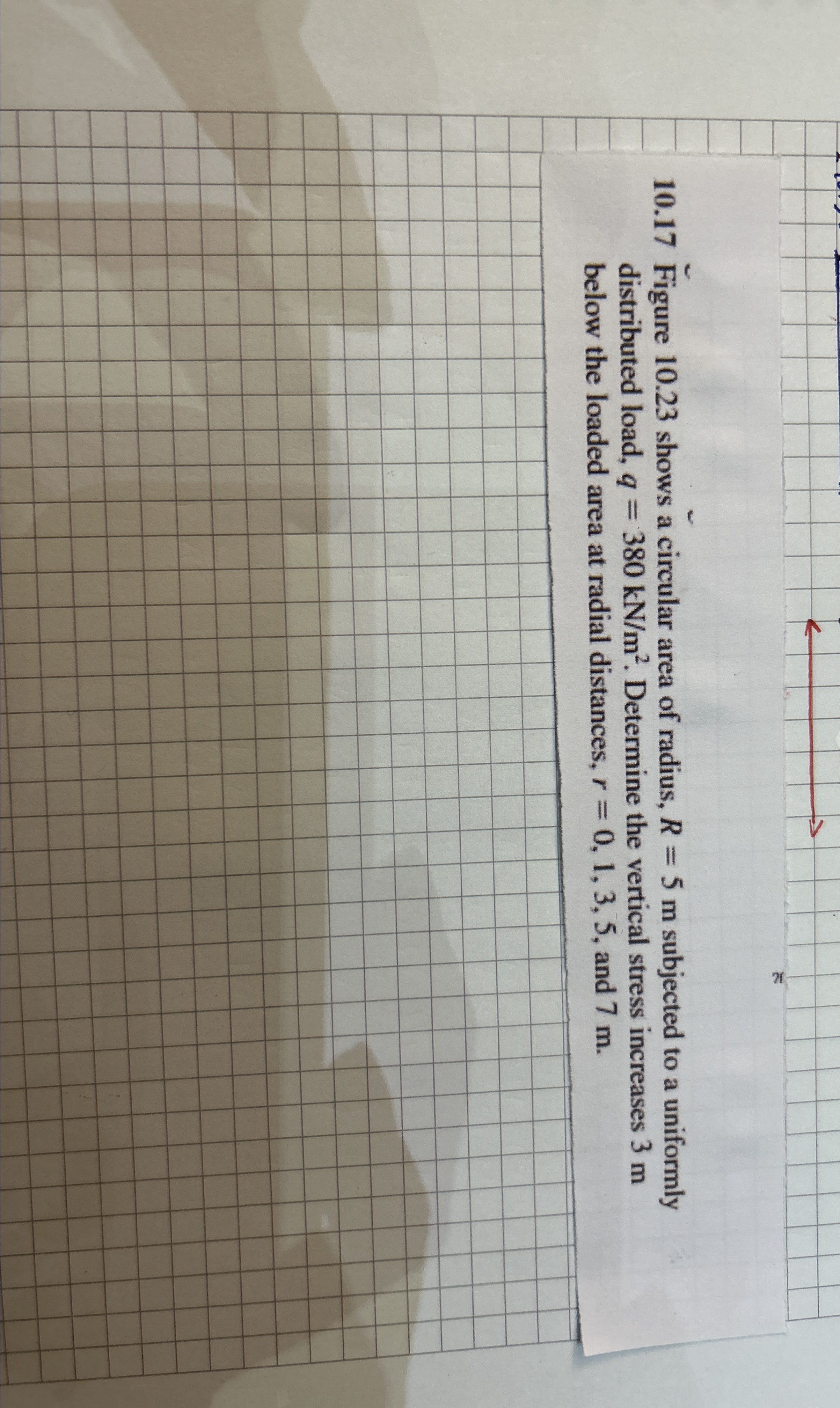 Solved 10.17 ﻿Figure 10.23 ﻿shows a circular area of radius, | Chegg.com