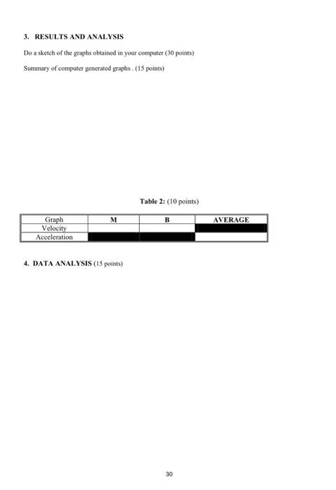 Solved INTRODUCTION EXPERIMENT 4 ONE DIMENSIONAL MOTION This | Chegg.com
