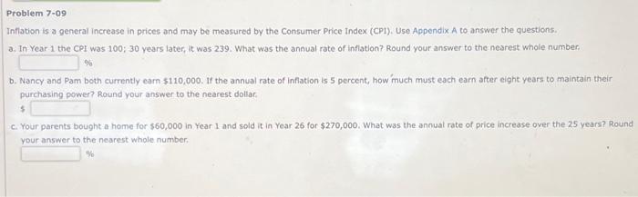 Solved Inflation is a general increase in prices and may be | Chegg.com