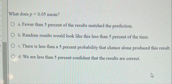 Solved What does p