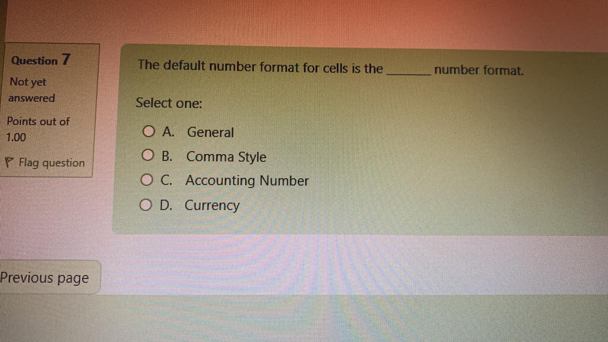 Solved Question 7Not yet answeredPoints out of 1.00Flag | Chegg.com Solved Question 7Not yet answeredPoints out of 1.00Flag | Chegg.com