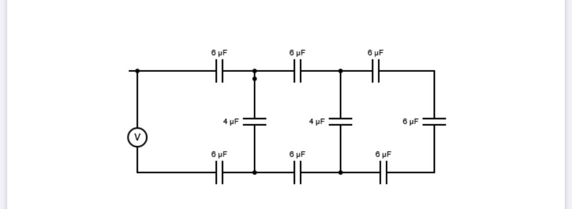 Solved Calculate the total capacitance in the diagram below | Chegg.com