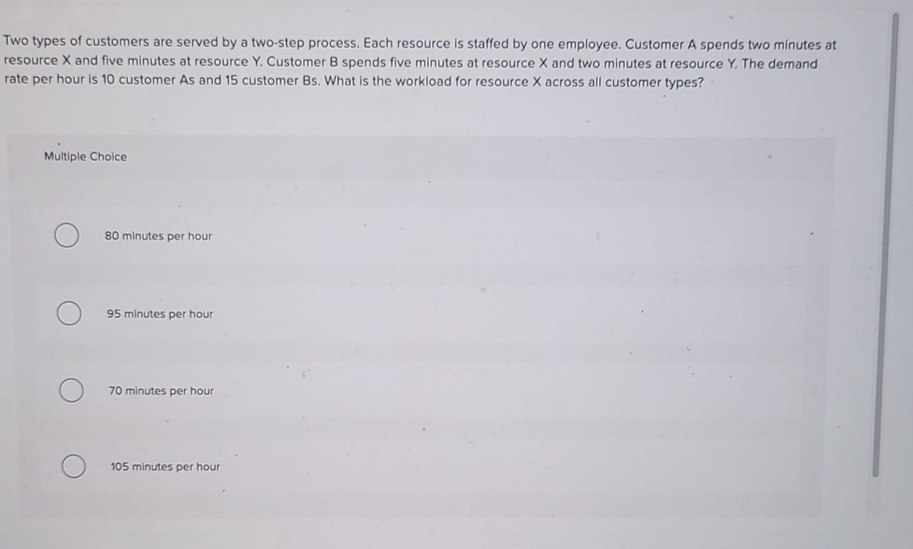 Solved Two types of customers are served by a two-step | Chegg.com