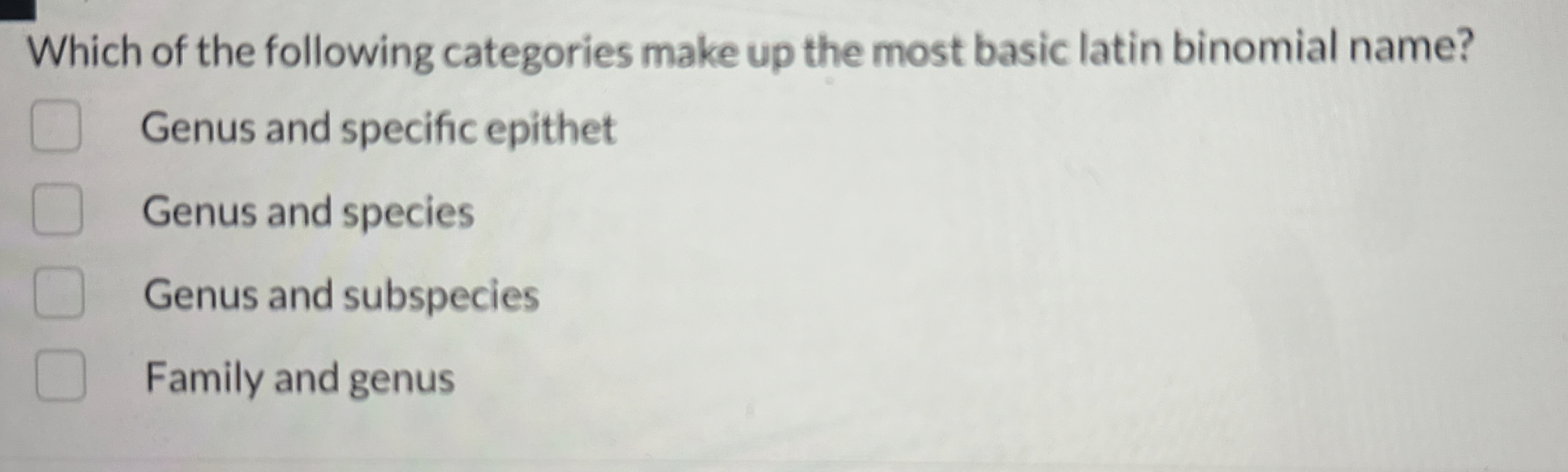 Solved Which of the following categories make up the most | Chegg.com