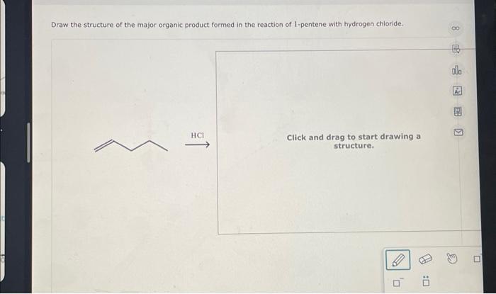 Solved Draw the structure of the major organic product | Chegg.com