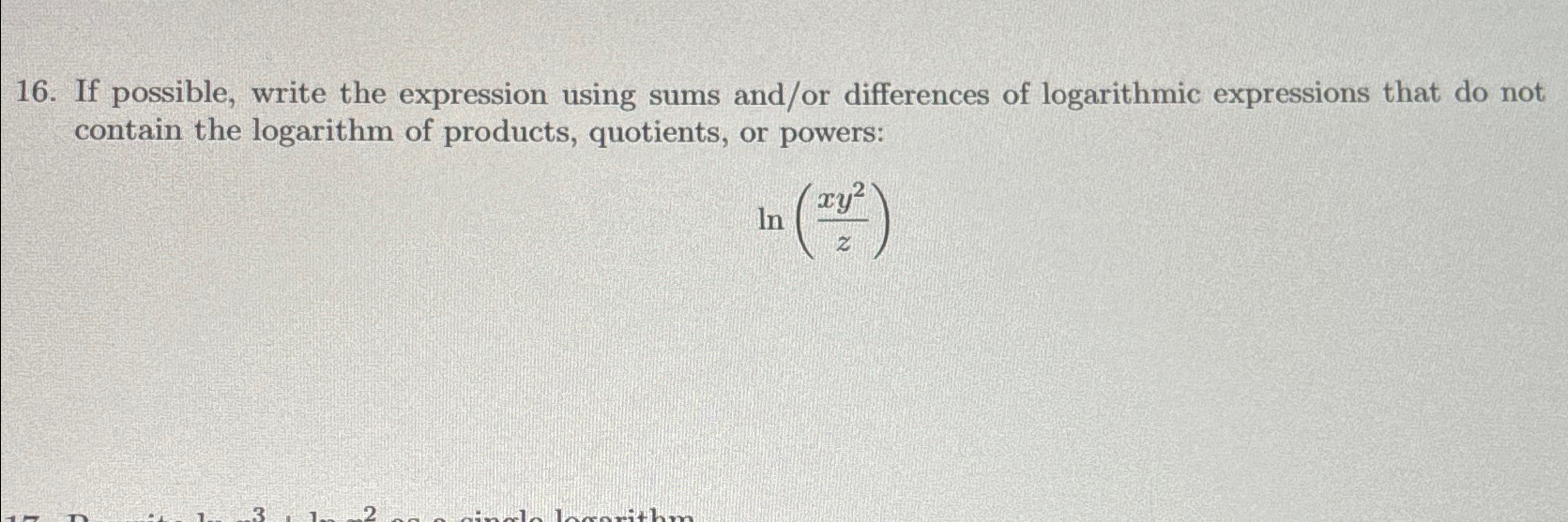 Solved If possible, write the expression using sums and/or | Chegg.com