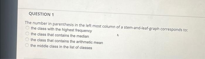 Solved The number in parenthesis in the left most column of | Chegg.com