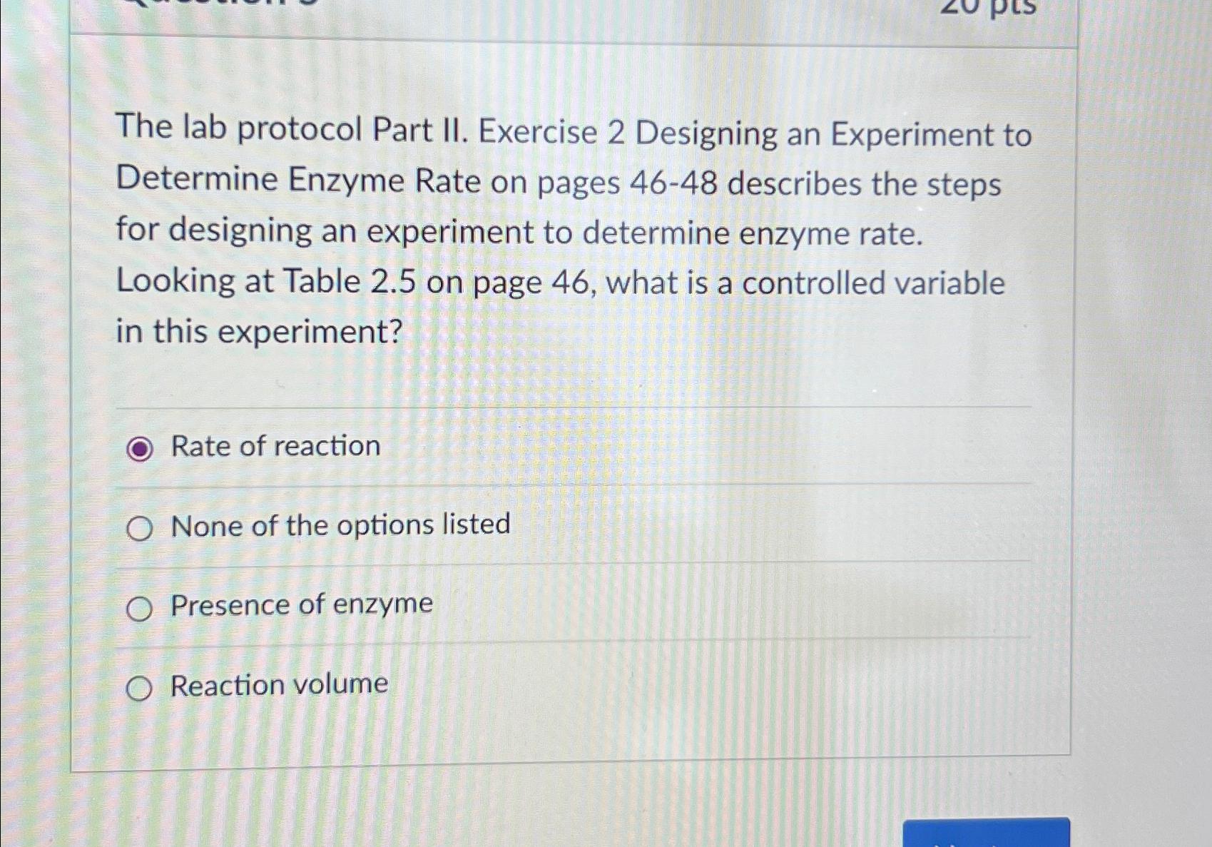 Solved The lab protocol Part II. ﻿Exercise 2 ﻿Designing an | Chegg.com