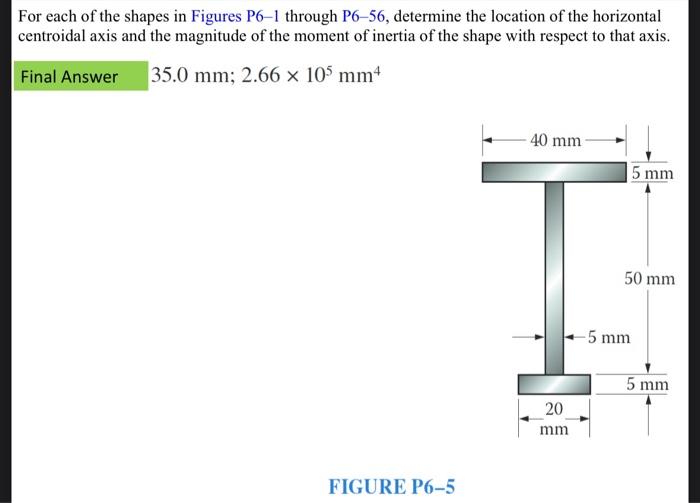 Solved For each of the shapes in Figures P6−1 through P6-56, | Chegg.com