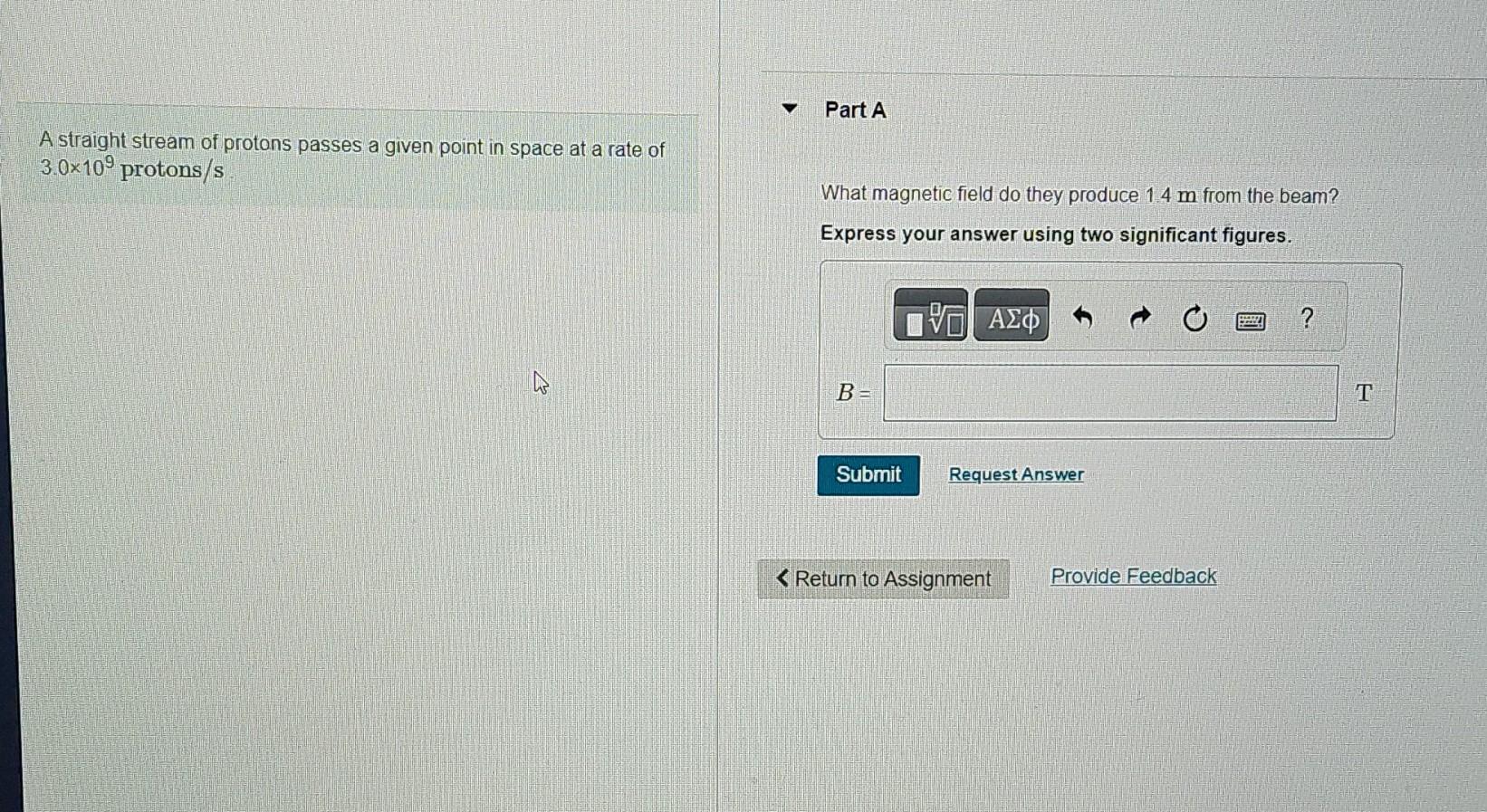Solved A straight stream of protons passes a given point in | Chegg.com