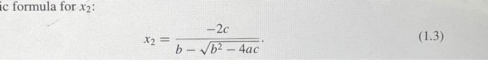 Solved Use four digit rounding arithmetic and the formulas | Chegg.com