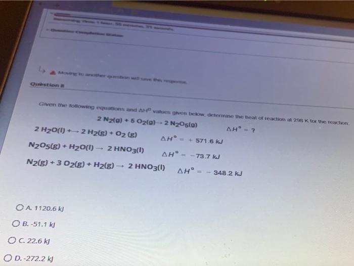 Solved Ouestion Given the following equations and are given | Chegg.com Solved Ouestion Given the following equations and are given | Chegg.com