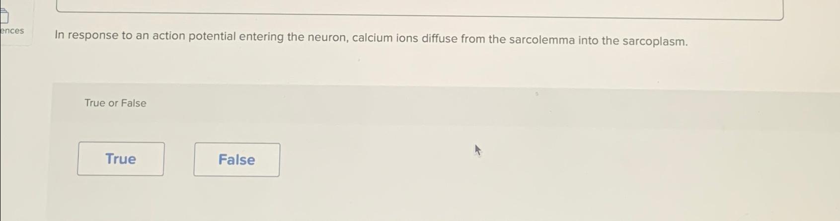 Solved In response to an action potential entering the | Chegg.com