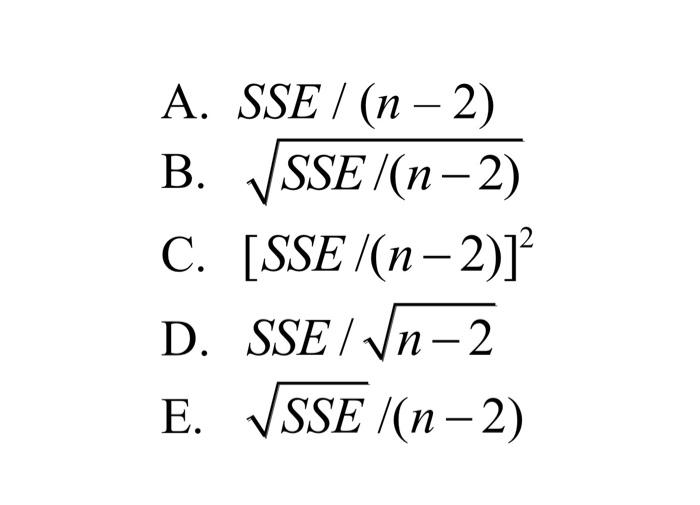 Solved The quantity in the simple linear regression model | Chegg.com