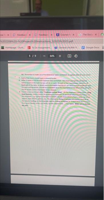 Solved For Project Deliverable \#2-Week 9 Apart from a few | Chegg.com