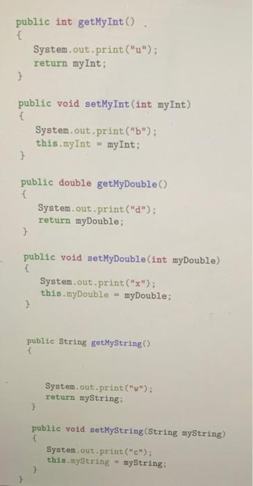 Solved What output is produced when the class QuestionTwo is | Chegg.com