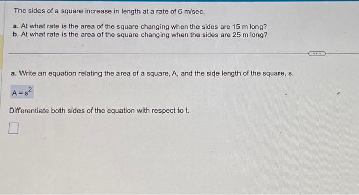 Solved The area of a circle increases at a rate of 3 cm2/s. | Chegg.com
