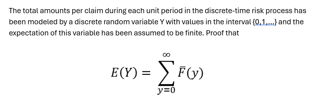 Solved The total amounts per claim during each unit period | Chegg.com