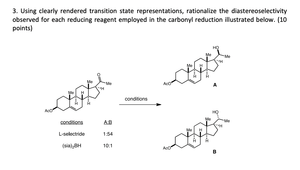 Solved by an EXPERT Using clearly rendered transition state | Chegg.com