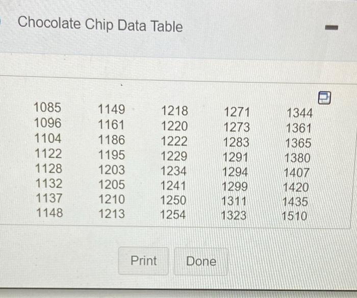 Solved In an advertising campaign, a snack company dimed | Chegg.com