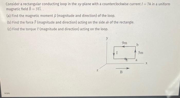 Solved Consider a rectangular conducting loop in the | Chegg.com