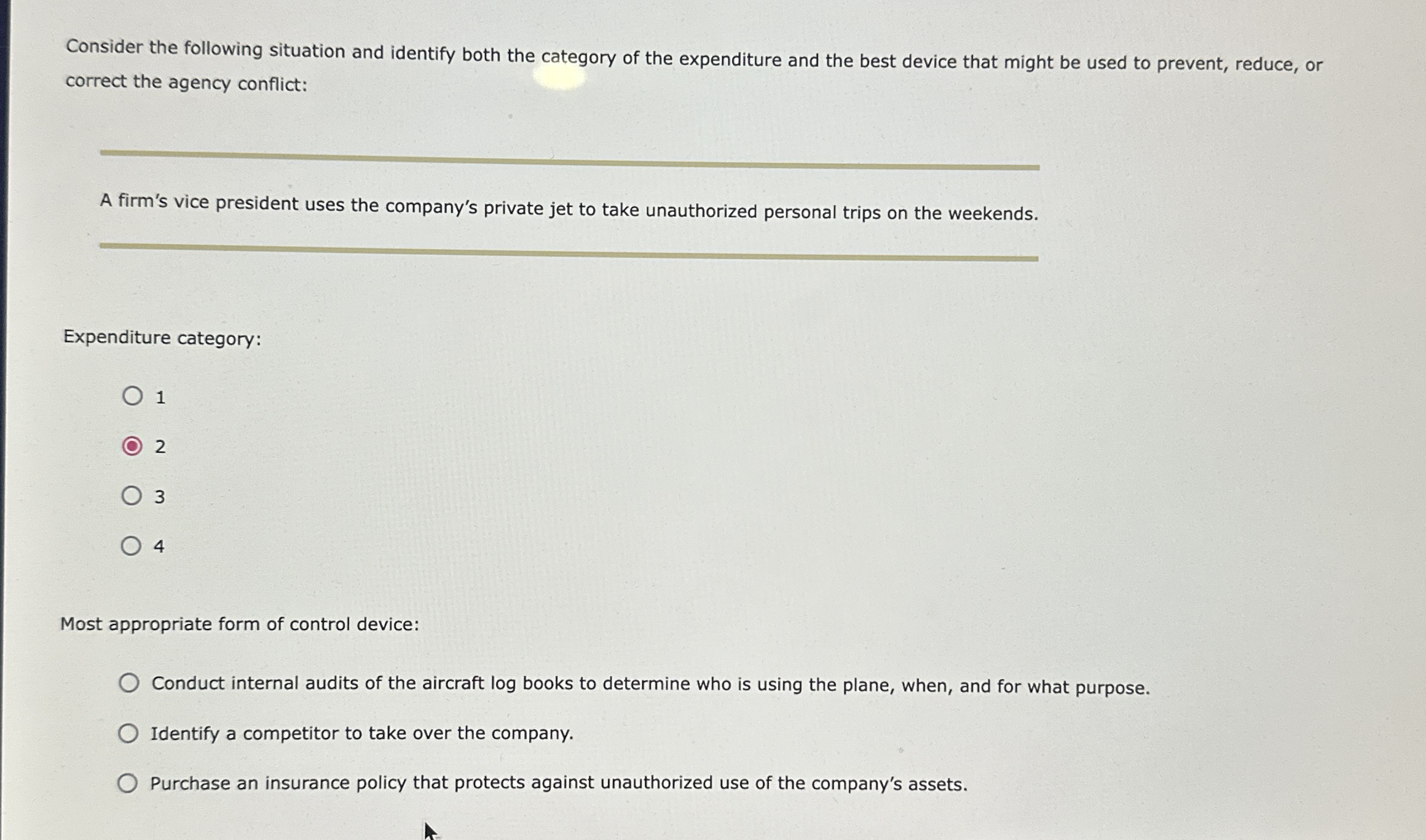 Solved Consider the following situation and identify both | Chegg.com