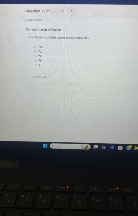 Solved Question 72 ﻿of 83View PoliciesCurrent Attempt in | Chegg.com