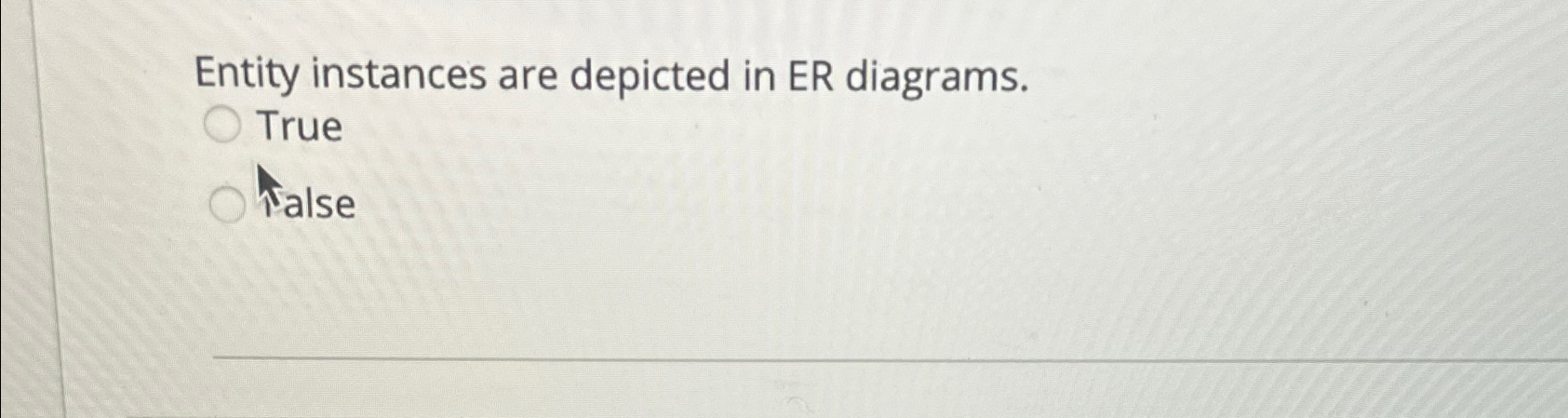 Solved Entity instances are depicted in ER | Chegg.com