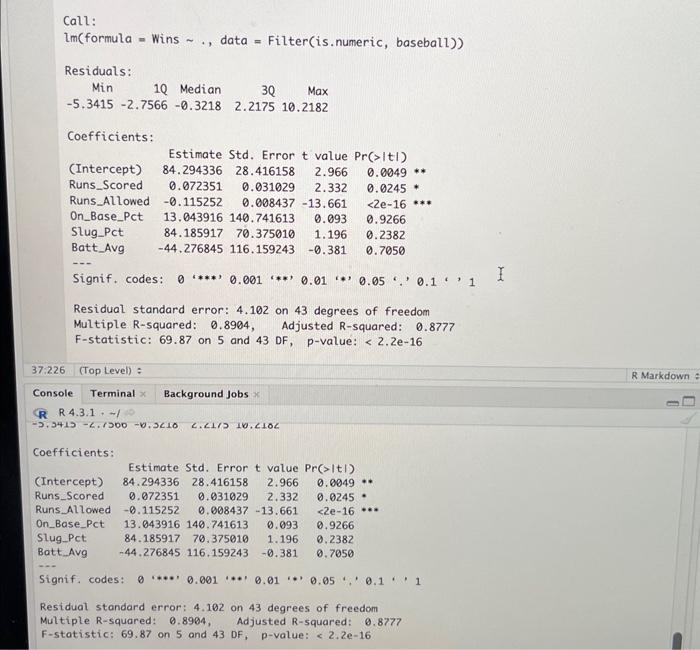 Solved 14. Create a new code chunk to check the Variance | Chegg.com