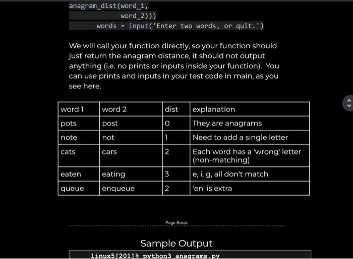 Solved You should write a function in a file called | Chegg.com