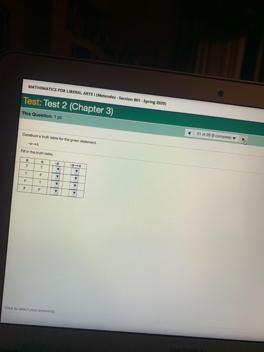 Solved MATHEMATICS FOR LIBERAL ARTS 1 (Melendez - Section | Chegg.com