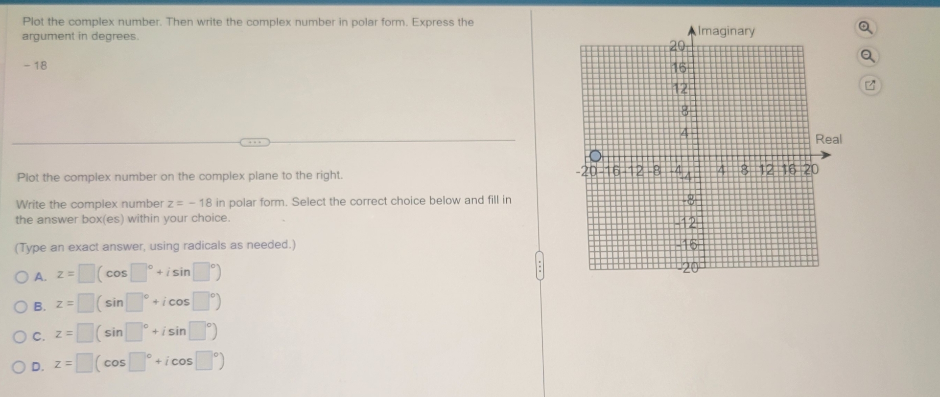 Plot The Complex Number Then Write The Complex 