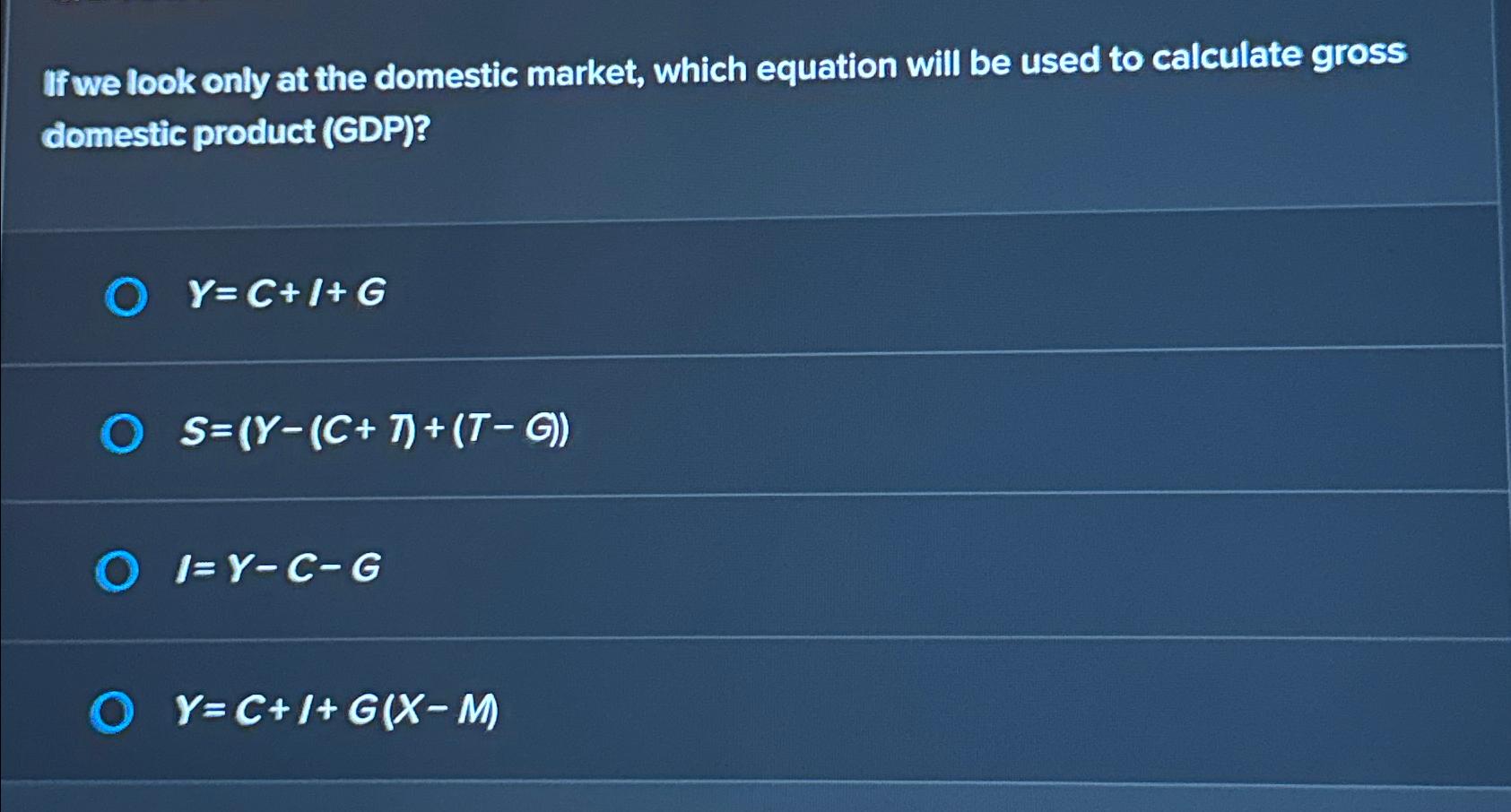 Solved If we look only at the domestic market, which | Chegg.com