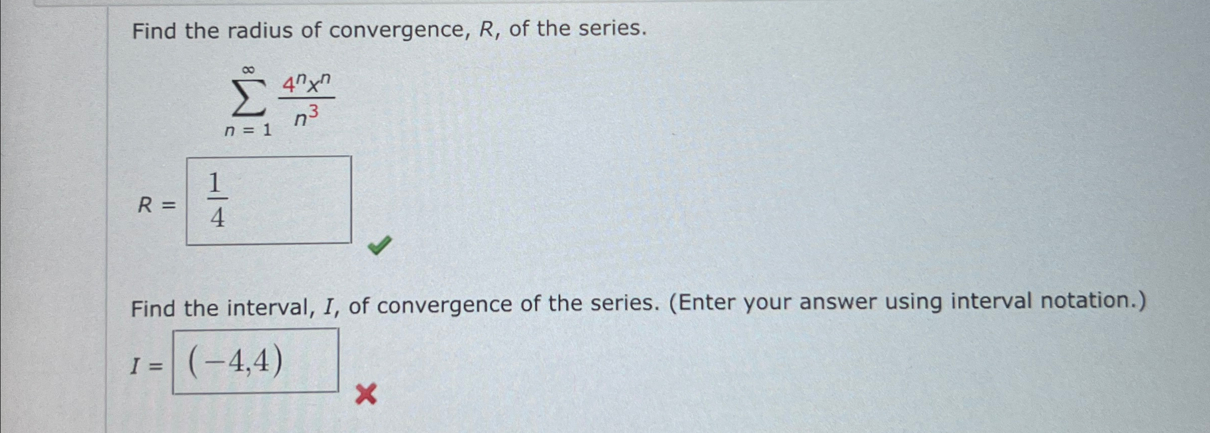Solved Find the radius of convergence, R, ﻿of the | Chegg.com