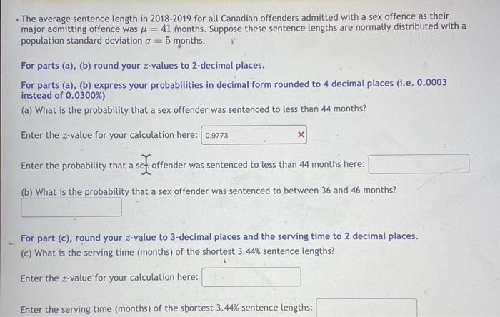 Solved - The average sentence length in 2018-2019 for all | Chegg.com