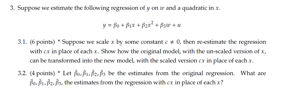 Solved Suppose we ﻿estimate the following regression | Chegg.com