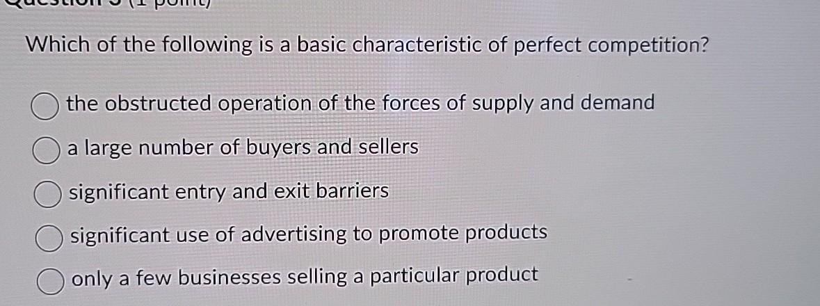 Solved Which of the following is a basic characteristic of | Chegg.com