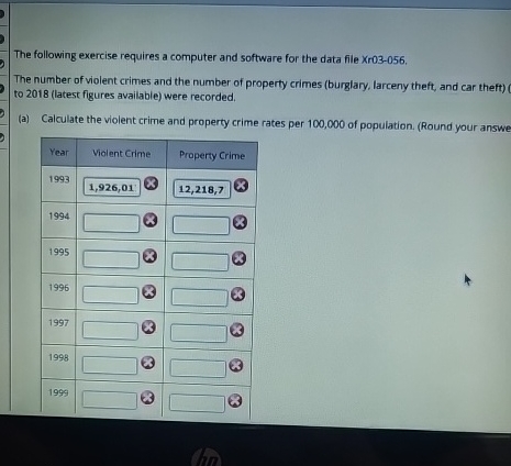Solved The following exercise requires a computer and | Chegg.com