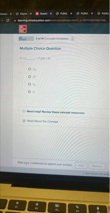 Solved Multiple Choice Question P1=(+P2)(1+R1) D2 Need help? | Chegg.com