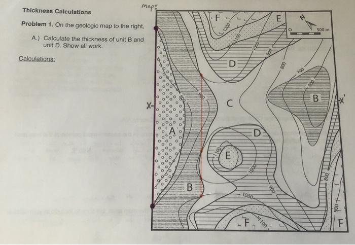 Solved Thickness Calculations mape FP E E 500 m Problem 1. | Chegg.com