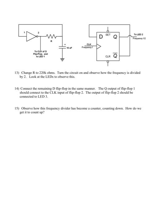 Digital Logic ( CS201) Lab 10: Clocks and Counters | Chegg.com