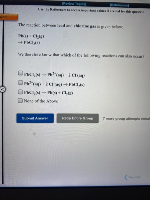 Solved [Review Toples) [References] Use the References to | Chegg.com