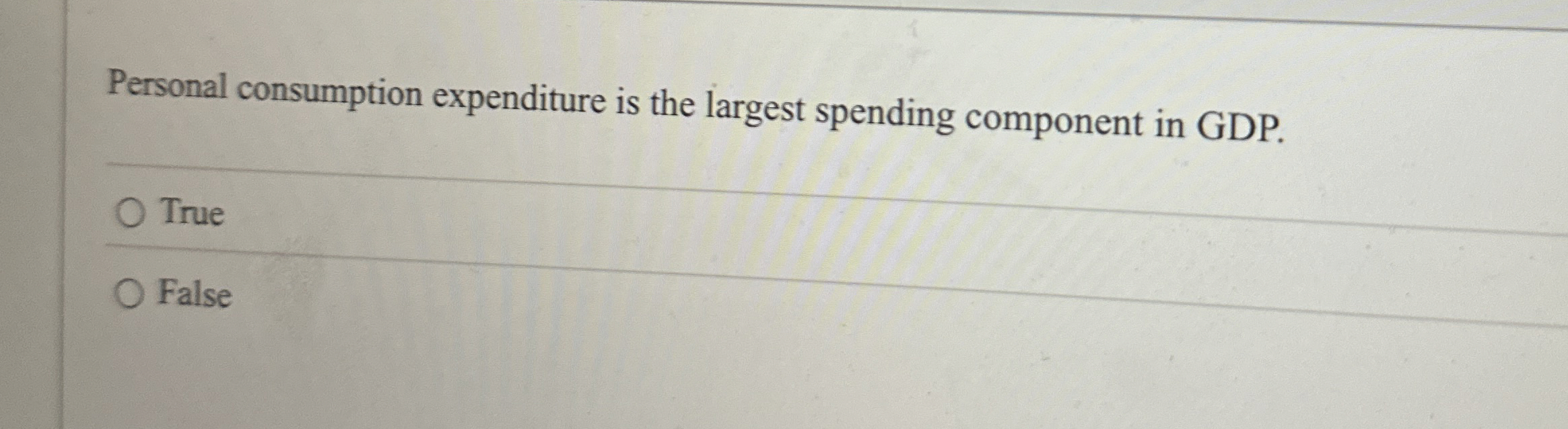 Solved Personal consumption expenditure is the largest | Chegg.com