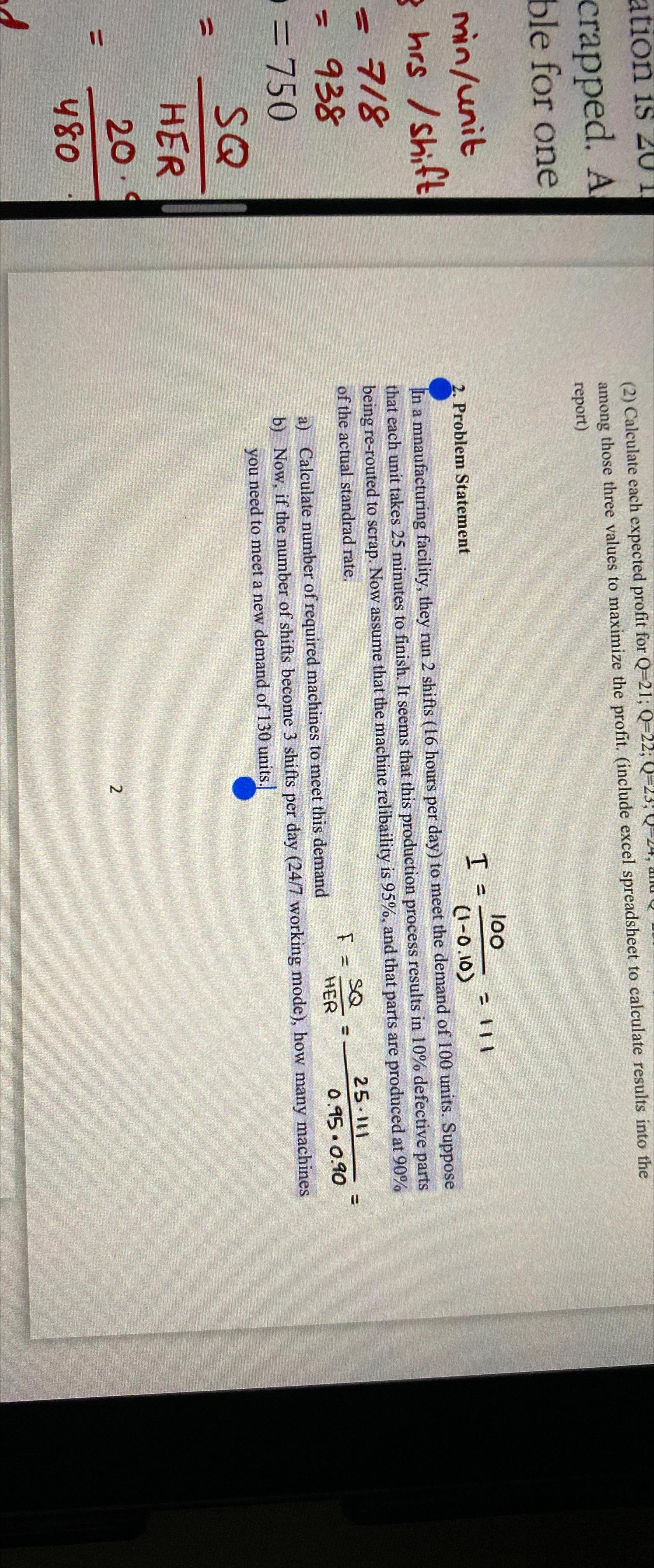 Solved include excel spreadsheet to calculate results into | Chegg.com