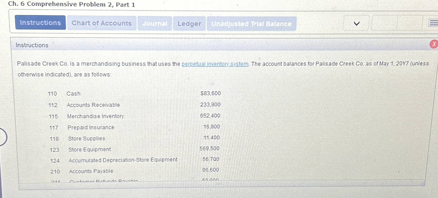 Ch. 6 ﻿Comprehensive Problem 2, ﻿Part | Chegg.com