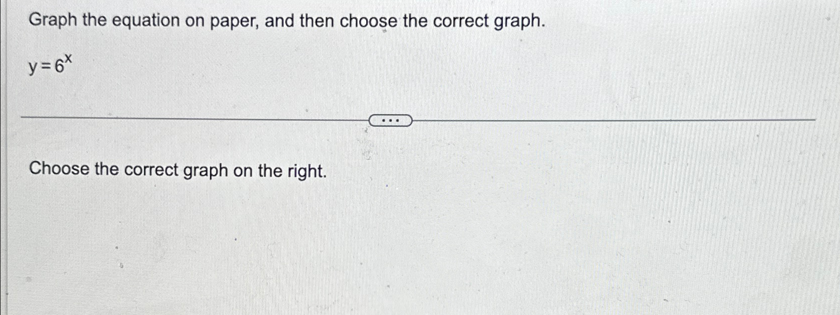 Solved Graph the equation on paper, and then choose the | Chegg.com